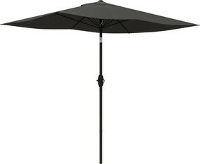 Outsunny Slunečník na Terasu 3x2 m s Nastavitelným Úhlem a Ochranným UV 50+ pro Zahradu | Aosom