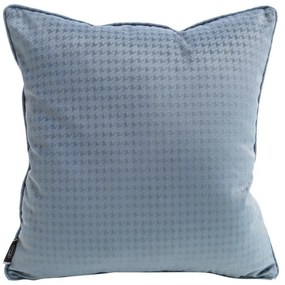 Dekorační povlak na polštář 40x40 Amelia blue velvet peplite Eurofirany