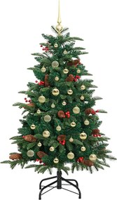 Umělý vánoční stromeček Zelená 150 cm PVC, kov a plast 3395545
