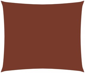 Stínící plachta obdélníková 4 x 5 m oxfordská látka Dekorhome Hnědá