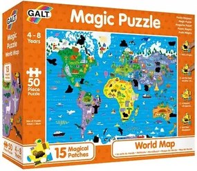 Galt Magické puzzle - Mapa světa / od 4 let