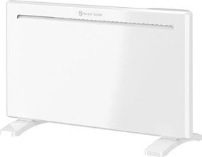 HOMCOM Inteligentní panelový ohřívač 1500 W, volně stojící / na stěnu, elektrický ohřívač s 7denním časovačem, detekce oken, ochrana proti mrazu, bílá