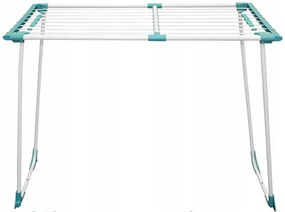 Erga Model 306U, stabilní teleskopický sušák na prádlo 202x55x92 cm, bílá-zelená, ERG-SEP-10SUSSTOPROFE