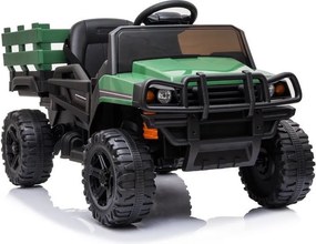 LEAN CARS Bateriové autíčko BDM0926 LED MP3 dálkové zelené