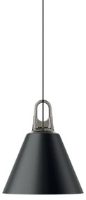 Lodes 16922 2800 Jim Cone cluster, černé svítidlo s šedým hákem, 1x25W LED E27, prům. 28cm