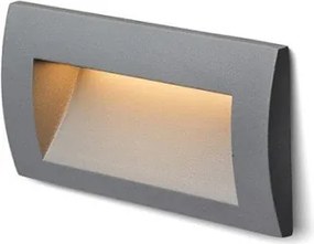 RED R12538 GORDIQ L zápustná antracitová 230V LED 3W IP65 3000K - RED - DESIGN RENDL