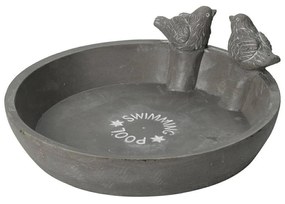 Ptačí pítko SIMIL 23,5 cm šedé