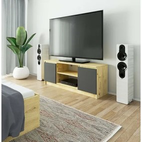 TV stolek RTV K140 artisan oak/grafit-šedá