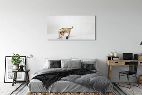 akrylový obraz Hrát s tím psem 125x50 cm