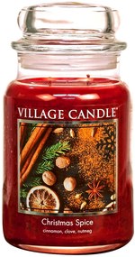 VILLAGE CANDLE Vonná svíčka - Vánoční koření Doba hoření: 170 hodin