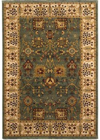 Koberce Breno Kusový koberec PRAGUE 636/IB2G, Zelená, Vícebarevné, 67 x 120 cm