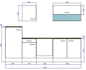 Kuchyňský blok Lucca