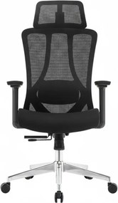 Kancelářská ergonomická židle Neoseat TIYA — černá, nosnost 150 kg