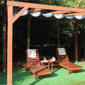 Pergola samostatná do prostoru PROFI - rovná střecha