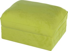 Potah opěrky nohou Grönlid barva zelená látka lesklé, sametová