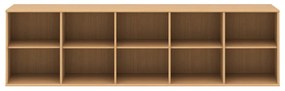 Závěsná knihovna v dekoru dubu v přírodní barvě 220x61 cm Mistral – Hammel Furniture