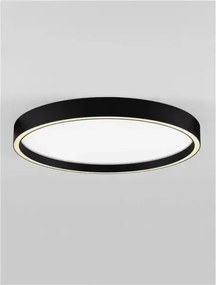 LED stmívatelné černé moderní stropní svítidlo Istos