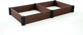 KETER Vista Modular Duo Garden Bed - vyvýšený záhon, hnědý
