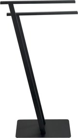 2-ramenný věšák na ručníky LIRIO, černý, WENKO