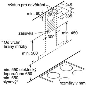 Siemens LC97BCP50 Komínový odsavač par