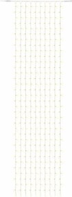 Easy Fix LED světelný závěs venkovní, 100 × 1200 cm, teple bílá s FLASH, 1200 diod, bílý kabel, IP67, prodlužovací