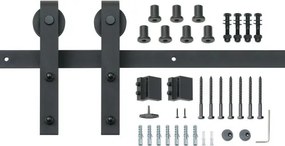 Hardwarová sada posuvných dvířek 2,4 m, 149,7 kg – 004-2,44 M