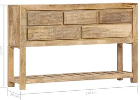 vidaXL Marketos Příborník 120 x 30 x 75 cm masivní mangovníkové dřevo