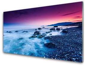 akrylový obraz Oceán Pláž Krajina 140x70 cm