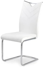 Jídelní židle PRESTO – ekokůže, více barev Bílá