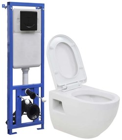 Závěsná toaleta s podomítkovou vysokou nádržkou keramická,  3082092