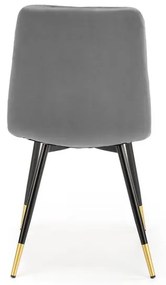 HALMAR K438 židle šedá