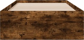 Rám postele se zásuvkami kouřový dub 90x190 cm kompozitní dřevo 3280437