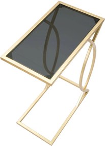 Odkládací stolek v stylu glamour, výška 60 cm