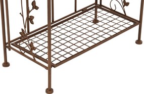 Volně stojící regál Arona – antik hnědá