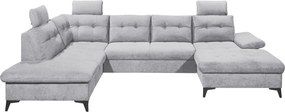 XXXLutz SEDACÍ SOUPRAVA, textil, světle šedá MID.YOU - Sedací soupravy - 002220053711