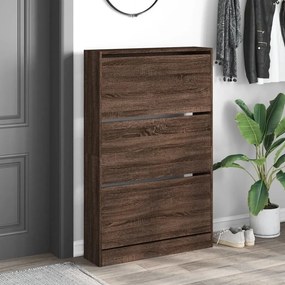 vidaXL Botník 80 x 21 x 125,5 cm kompozitní dřevo [839926] Barva: dub sonoma