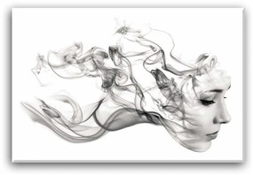 Malvis ® Obraz něžná dívka z kouře Velikost: obdélník - 90x60 cm