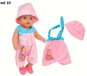 Roztomilé sety oblečků na American girl a BABY Born 43 cm Varianta: set 10