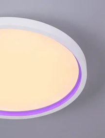 Moderní stropní svítidlo Chet RGB 39 s dálkovým ovládáním