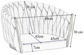 LuxuryForm DESIGN Židle NORDEN VELUR na stříbrném kříži - světle šedá