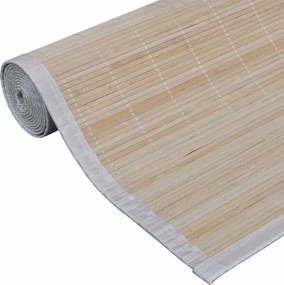 Obdélníkové koberce z přírodního bambusu 2 ks 120 x 180 cm 278744