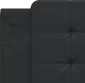 Postel s matrací Zadar černá 180 x 200 cm umělá kůže 3208880