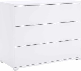 Komoda 3šx Super Mat Bílá Barton