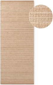 Oboustranný/ručně tkaný běhoun s příměsí juty v přírodní barvě 80x200 cm Birka – Villeroy&amp;Boch
