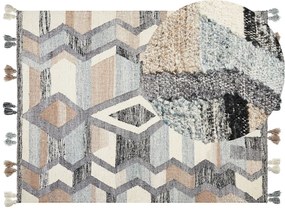 Vlněný kelimový koberec 160 x 230 cm vícebarevný AYGEZARD Beliani