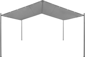 vidaXL Marketos Zahradní party stan z oceli 400 x 400 x 260 cm antracitový