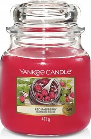 Yankee Candle Red Raspberry svíčka střední velikosti