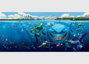 Dětská vliesová fototapeta na zed' Hledá se Nemo Žraločí past, Disney | 202 x 90 cm | DFTDNH 5313