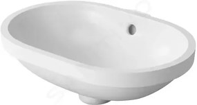 DURAVIT - Bathroom_Foster Umyvadlo zápustné 430x280 mm, s WonderGliss, alpská bílá (03364300001)