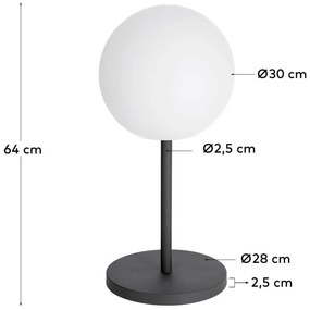 Zahradní světlo Kave Home Dinesh, výška 64 cm